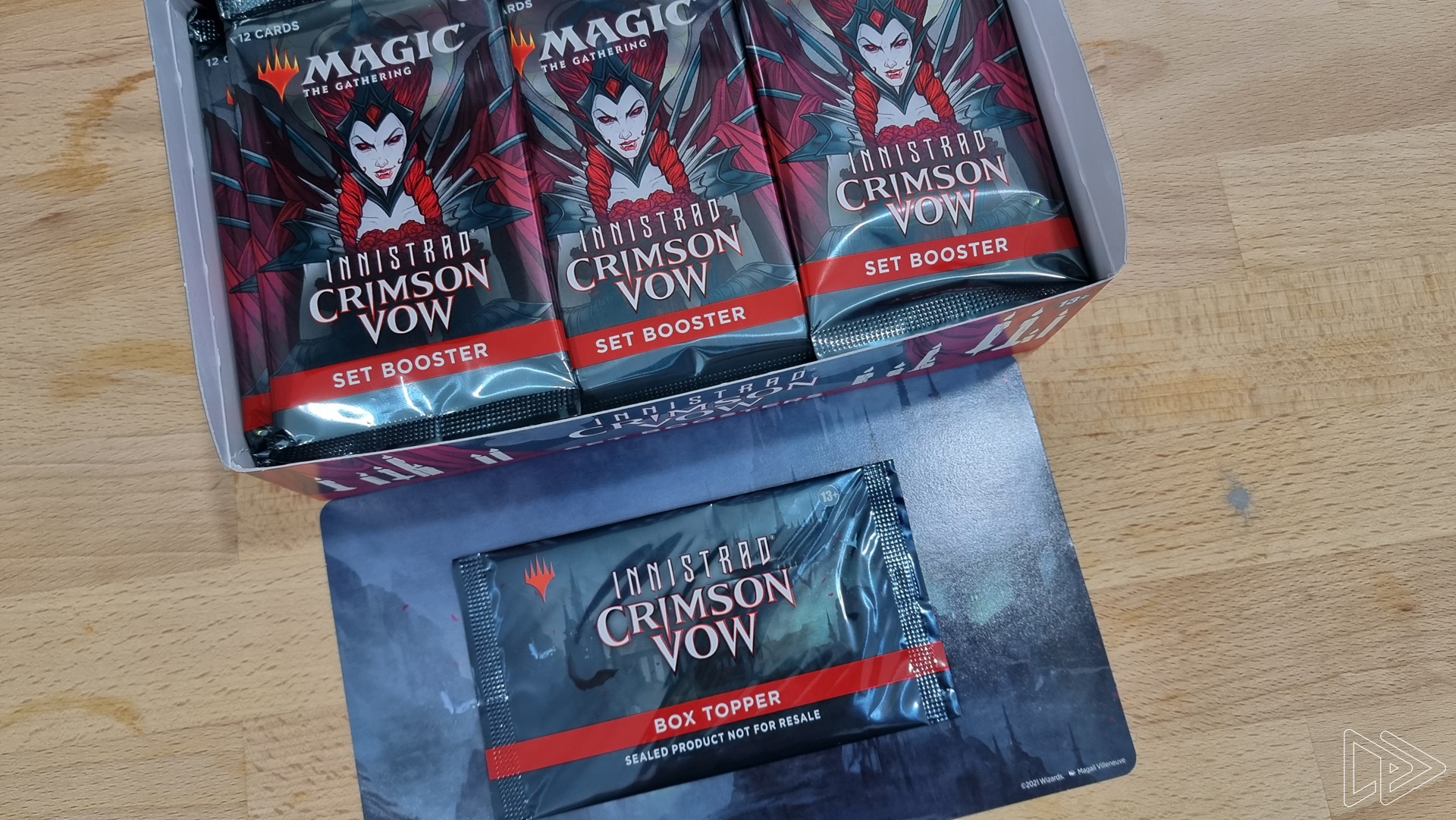 Unboxing Magic: The Gathering Crimson Vow Set Booster – Fun to Open ...