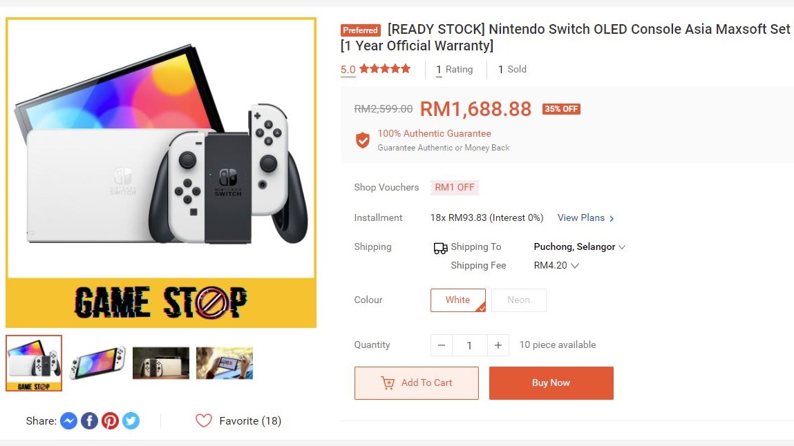 Deal: Nintendo Switch OLED Price Drops to RM1,688 – Nextrift