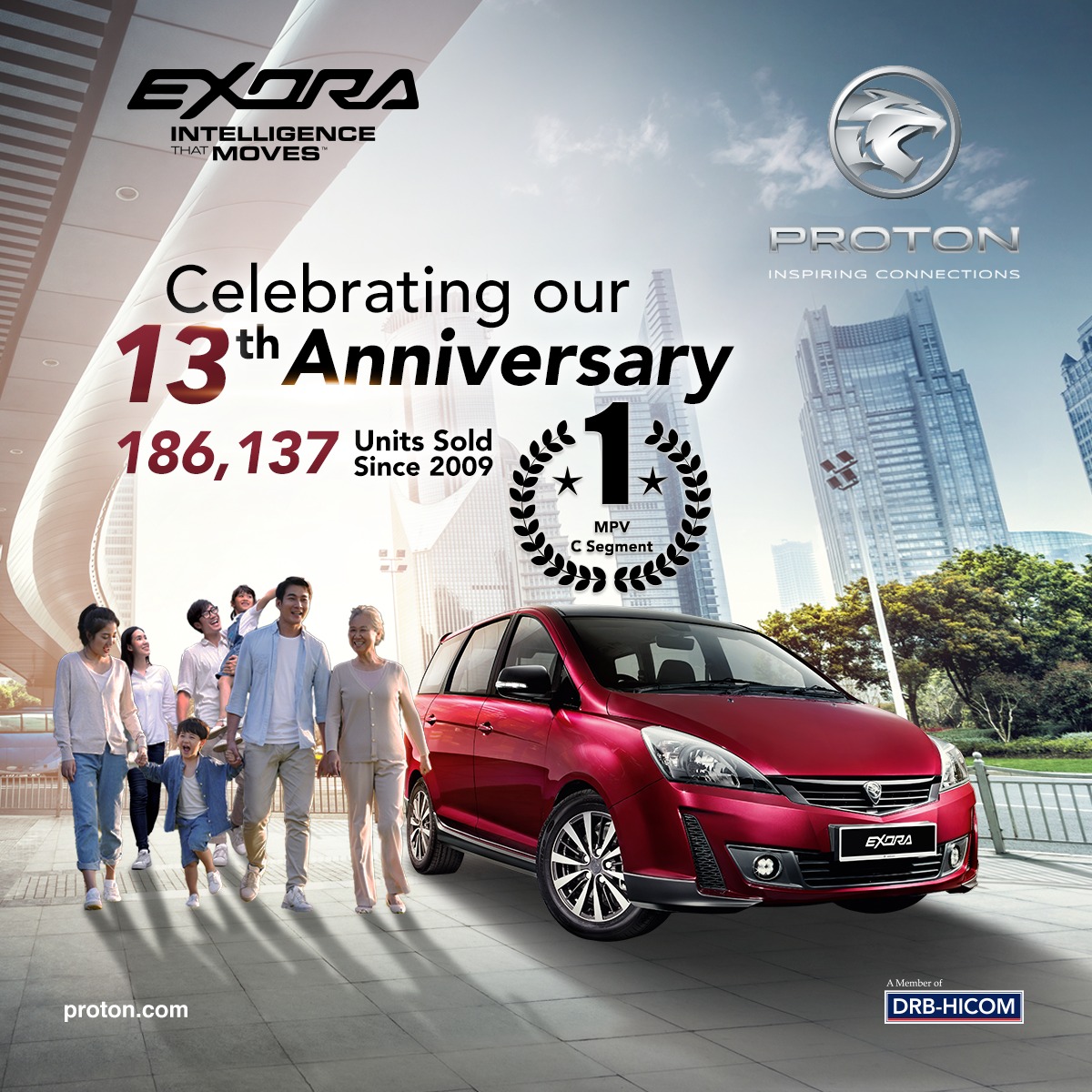 Proton Exora Celebrates 13th Anniversary – Records 186,137 Sales as ...
