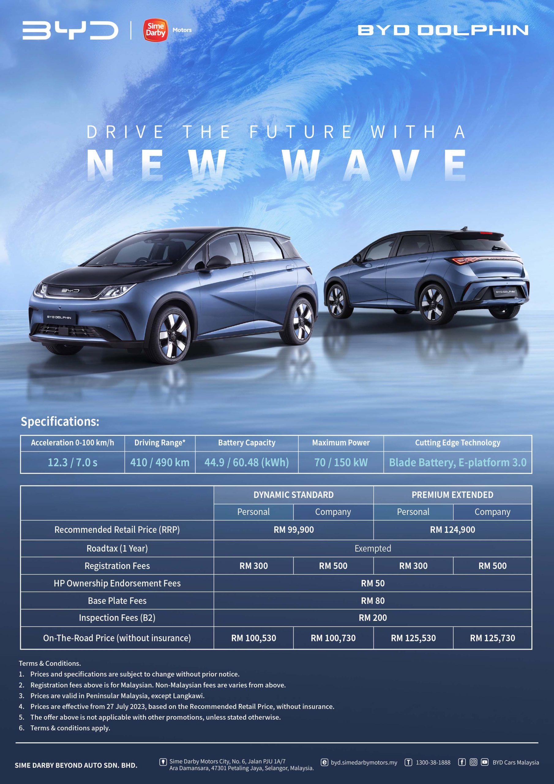 BYD Dolphin EV Lands In Malaysia From RM99 900 2 Variants Up To